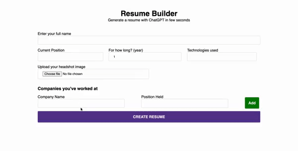 Creating a resume builder with React, NodeJS and AI 🚀 - Novu